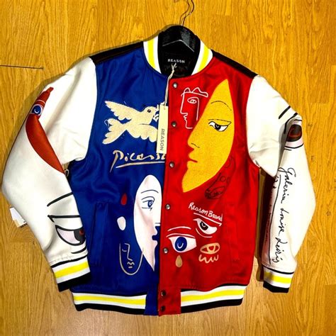 Reason Jackets And Coats Picasso Varsity Jacket Poshmark