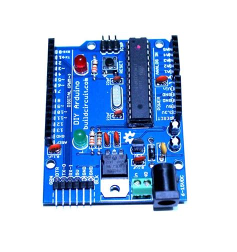 Do It Yourself DIY Arduino Make Your Own Arduino BuildCircuit COM