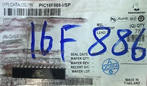 dip microchip pic16f886 ic at rs 145 piece in mumbai id 2850382255173