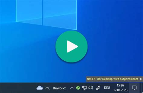 Über Das Netfx Symbol Können Sie Die Aufzeichnungseinstellungen Anzeigen Lassen