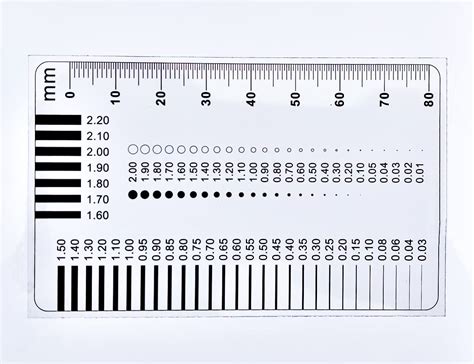 High Precision 1 Micron Sec Size Estimation Chart India Ubuy