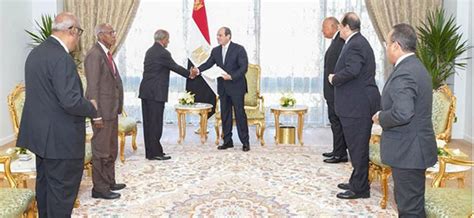 Senior Eritrean Delegation Met With President El Sisi Eritrea Ministry Of Information