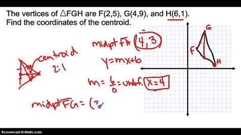 Centroid Formula Youtube