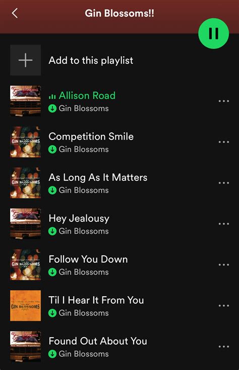 Anyone Here Na Fan Ng Mga Kanta Ng Gin Blossoms Anong Fave Niyo Eto Yung Top Picks Ko From