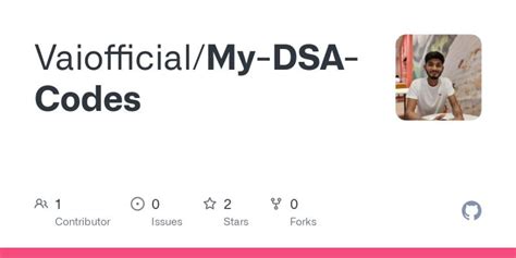 P Vaibhav On Linkedin Github Vaiofficialmy Dsa Codes