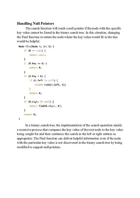 Basic Operation Implementation In A Binary Search Tree Edubirdie