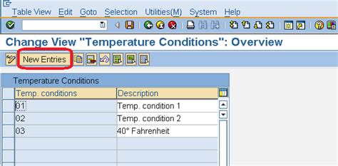 SAP MM How To Define Temperature Conditions In SAP SapGyan Com