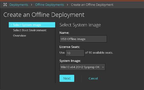 Create USB Offline Deployment