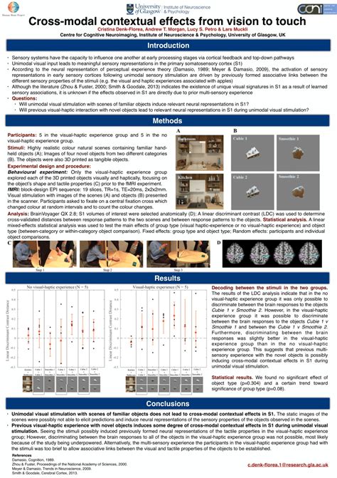 Pdf Cross Modal Contextual Effects From Vision To Touch