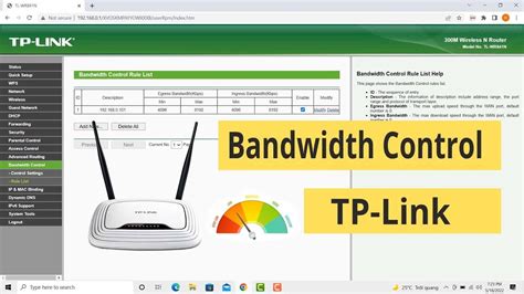 How To Limit Internet Speed Of Wifi Users With Tp Link Router Tl Wr841n Youtube