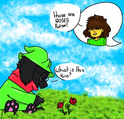 Kris Teaching Ralsei About The Overworld 3 Deltarune