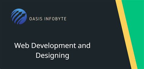 web developer intern experience at oasis infobyte