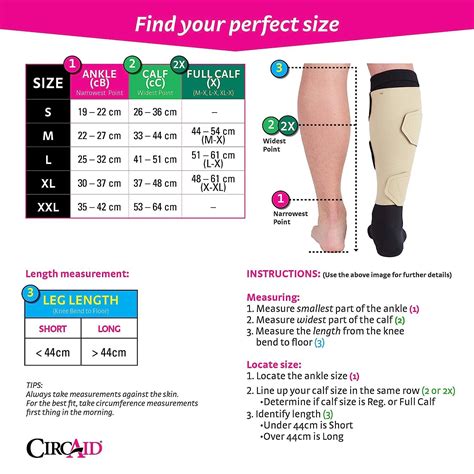 Circaid Juxtalite Lower Leg Compression System X Largelong Beige New