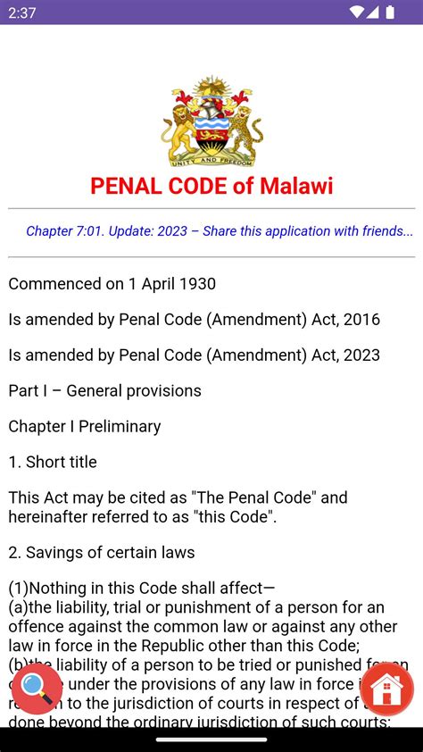 Penal Code Of Malawi Apk Download For Android Latest Version