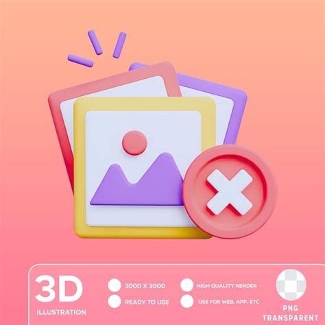 Premium PSD Psd Picture Error D Illustration