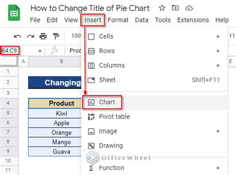 How To Change Title Of Pie Chart On Google Sheets OfficeWheel
