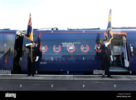 General Views Of The Poppy Train A Passchendaele Javelin Train Arriving At Bognor Regis Train