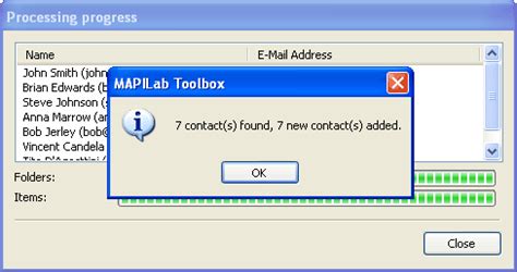 VCard Converter Component