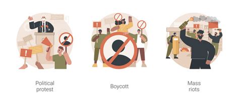 Group Action Abstract Concept Royalty Free Vector Image