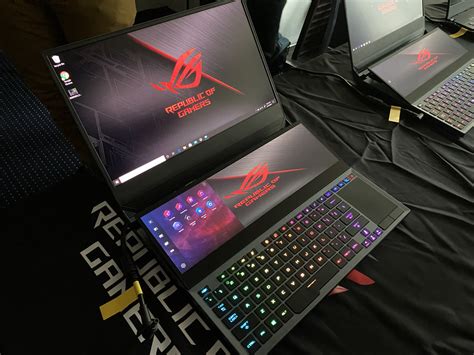 Asus Rog Unveils Rog Zephyrus Duo Features Dual Displays Rtx Super And Intel Core I