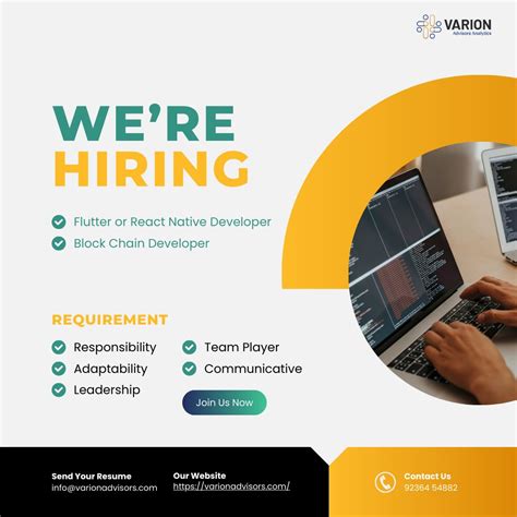 Techjobs Applynow Flutter Reactnative Blockchain Vaa Hiring2024 Applynow Lucknow Wfh