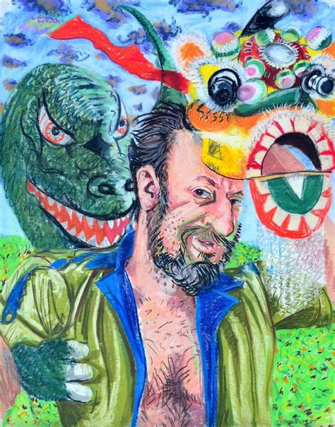 Sold At Auction Charles Parness Mixed Media Drawing