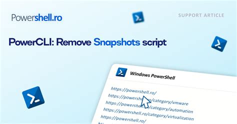 Remove Snapshots Script Powershellro