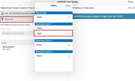 How To Set Up Summary Sort Codes In Heavyjob Web For Cost Code