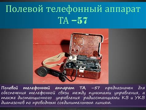 Проводная телефонная связь. Назначение и общее устройств и тактико ...