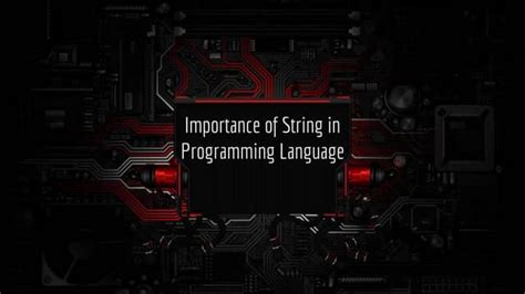 importance of string in programming languages pptx