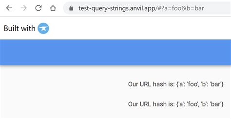 Parsing Using Routes Or Query String Anvil Qanda Anvil Community Forum