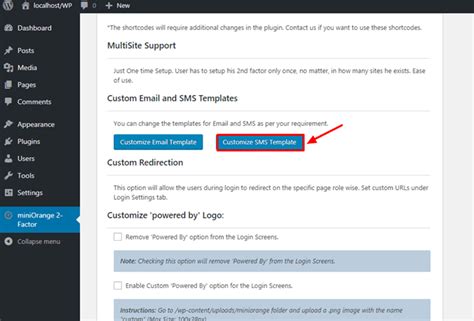 I Want To Create My Own SMS Template How Do I Do That Knowledge Base MiniOrange