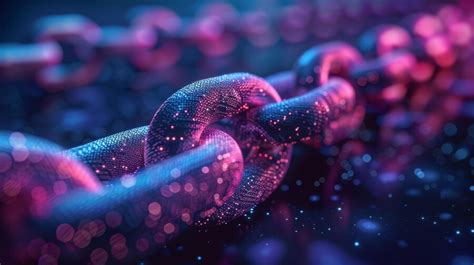 Premium Photo Blockchain Technology Concept Art Generative Ai