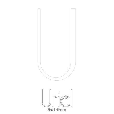 Uriel Free Printable Name Stencils With 6 Unique Typography Styles And Lettering Bridges