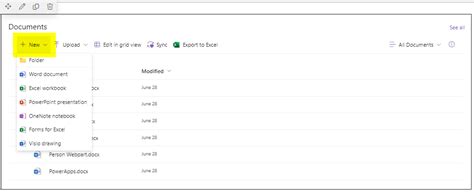Document Library Web Part In Sharepoint Online