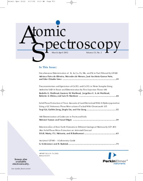 Pdf Preconcentration And Speciation Of Cr Iii And Cr Vi In Water Samples Using Amberlite