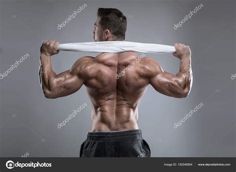 Male Model Back Muscles