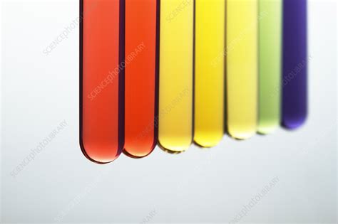 Universal Indicator PH Comparison Stock Image C027 9131 Science Photo Library