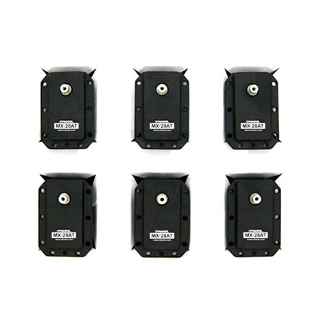 Robotis Dynamixel Mx 28at 6pcs Bulk Smart Servo Actuator Robotshop