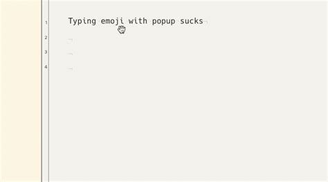 Emoji Input On Macos