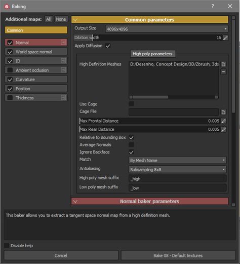 Normal Map Problem — Polycount