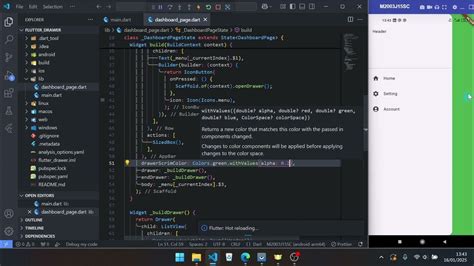 Drawer Atau Sidebar Di Flutter Youtube