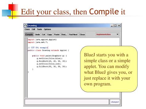 Bluej A Very Quick Introduction Ppt Download