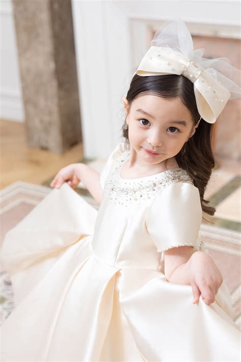 결혼식 화동드레스 아기돌드레스 콩쿨 주니어 드레스로렌