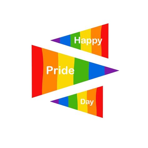 해피 Lgbt 프라이드 데이 벡터 프라이드 월 레인보우 하트와 승리의 손을 위한 벡터 Lgbt 배너 프리미엄 벡터