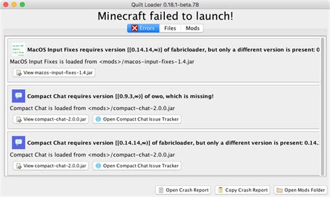 Suggestion Add A Slider In The Crash Screen Issue QuiltMC Quilt Loader GitHub