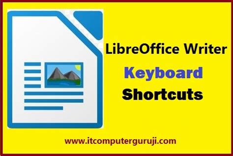 Libreoffice Writer Keyboard Shortcuts