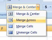 How To Merge MS Excel Cells But Justify The Text To The Right Or Left Technical