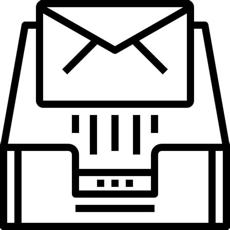 Inbox Kank Lineal Icon