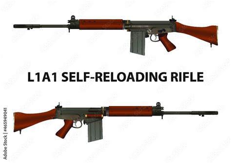 L1a1 Slr Rifle Stock ベクター Adobe Stock